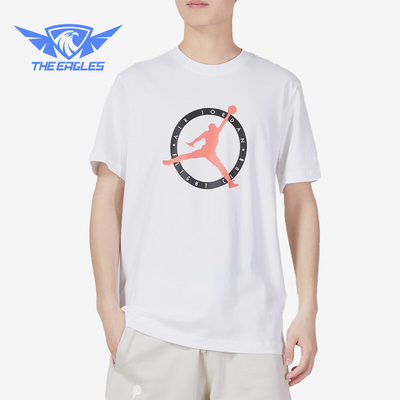 Nike/耐克正品JORDAN夏季休闲圆领男子运动短袖T恤DV8437-100