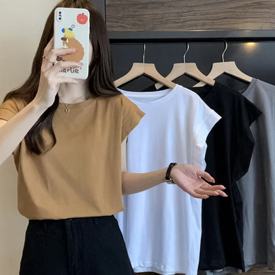 Xiaofei Sleeve T-shirt Women Loose Short Sleeve短袖学生上衣