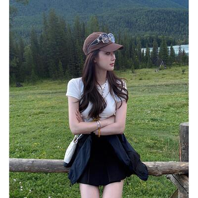 常规显瘦正肩T女基础款短袖