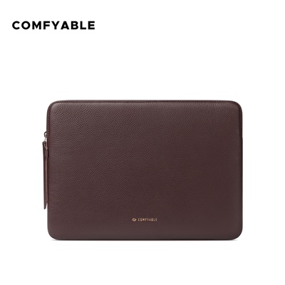 Comfyable电脑内胆包 适用苹果MacBookNeo/Air/Pro13-14英寸M5保护套商务高级牛皮革 棕色