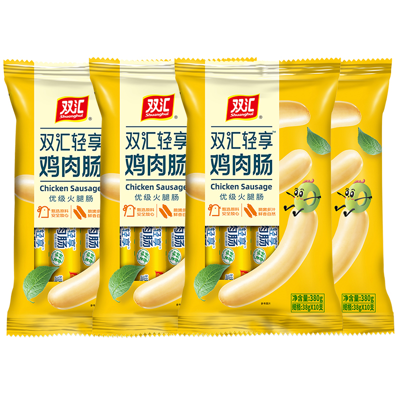 双汇轻享鸡肉肠380g零食香肠优级火腿肠即食肉肠官方旗舰店_虎窝淘