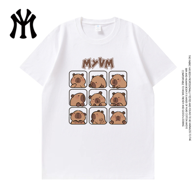 官方正品夏季情侣纯棉短袖潮流短袖男款爆款26新款T恤男女款33