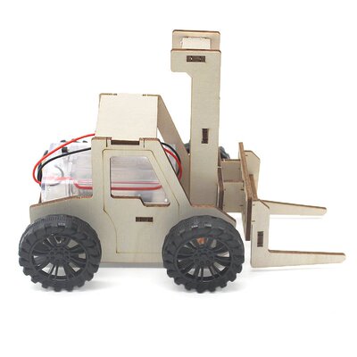 叉车1号中小学生手工拼装diy科技小制作科学实验玩教具N01