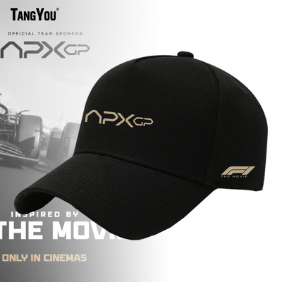 F1大电影飞车APXGP车队周边运动联名棒球帽可定制夏季硬顶鸭舌帽