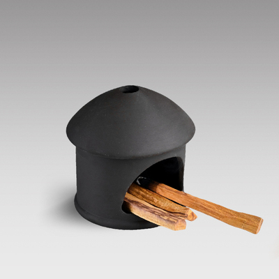 香薰炉鼠尾草圣木净化消磁场熏香炉器具高级感陶瓷迷你小壁炉迷你