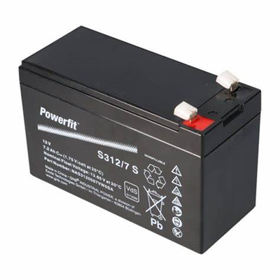 powerfit蓄电池 S312/7 S 12V7AH/c20 免维护可充电电池
