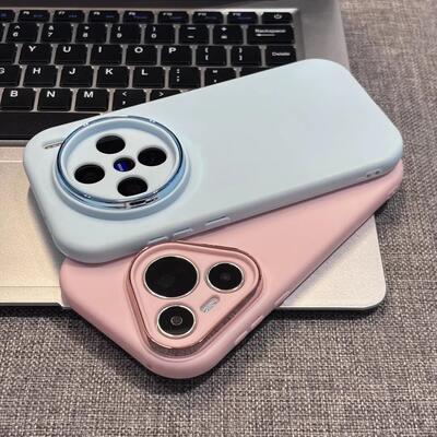 肤感全包适用iphone17promax手机壳苹果16软壳14华为mate60简约vivos30小米15纯色opporeno13荣耀12软11红米