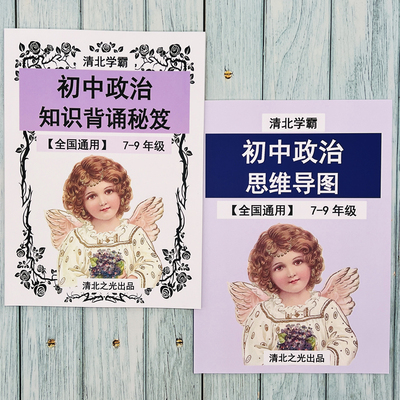 初中中考政治道法知识背诵秘笈思维导图初一二三新版小四门提分