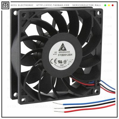 FFB0912SH-F00【FAN AXIAL 92X25.4MM 12VDC WIRE】