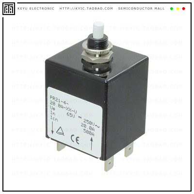 PR21-2-.750A-XX-V【CIR BRKR MAGHYDR 750MA PSH-RESET】