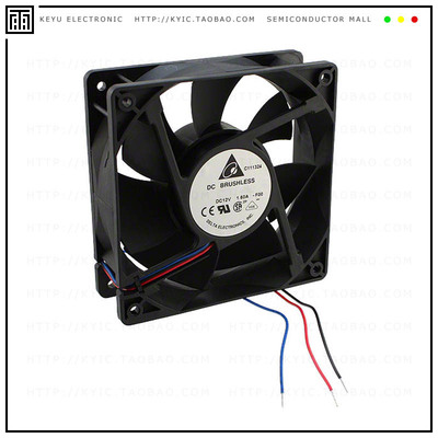 AFB1212SHE-F00【FAN AXIAL 120X38MM 12VDC WIRE】
