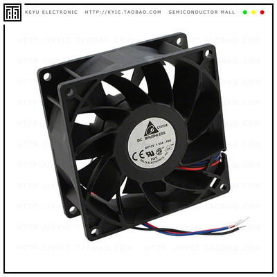 FFB0912EHE-F00【FAN AXIAL 92X38MM 12VDC WIRE】