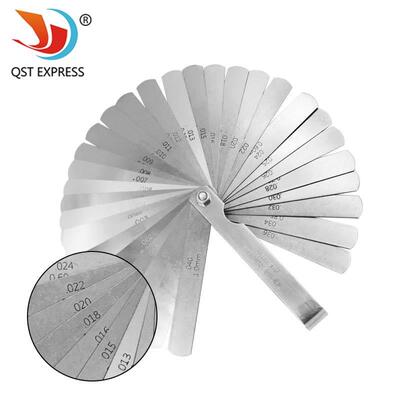 高精度 32pcs 塞尺 间隙片塞规厚薄规 0.02-1.0MM 测微