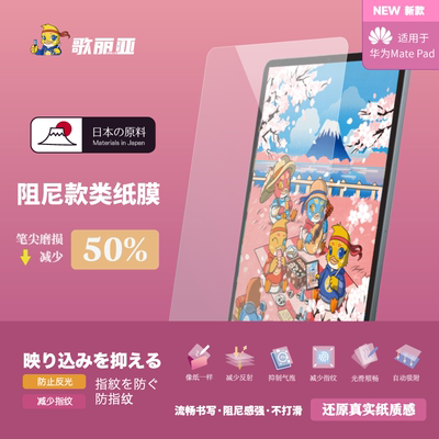 磨砂保护高清蓝光平板阻尼类纸膜