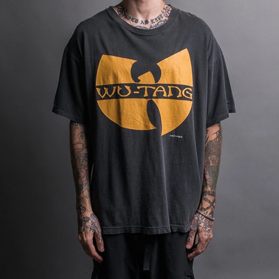 Wu-TangClan嘻哈说唱美式短袖男