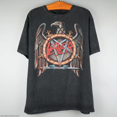 SLAYER杀手乐队重金属摇滚男T恤