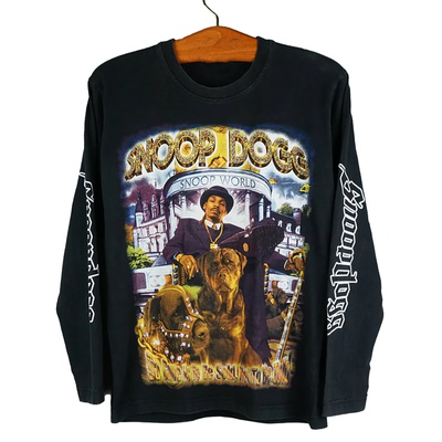 SnoopDogg说唱歌手摇滚长袖T恤