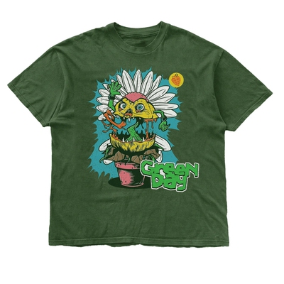 GreenDay绿日乐队摇滚插画T恤男