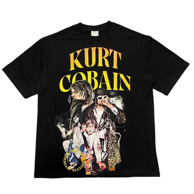 Nirvana涅槃乐队柯本短袖T恤直喷
