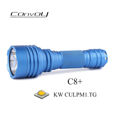 Convoy蓝色C8+ KW CULPM.TG Led手电筒18650强光远射露营钓鱼登山