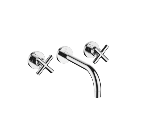 德国当代Dornbracht暗装入墙三孔台盆龙头36712892-00银色进口_虎窝淘