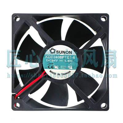 建准KDE/KD/PMD/2408PTB3-6/PTV1/PTS3-6/PTB1-6A A 8025 24V风扇