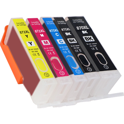 适用原装佳能TS8080 MG7780 PGI-870 CLI-871 5080 6080 9080墨盒MG7720 5780 6880 8020 9020打印机5020墨水