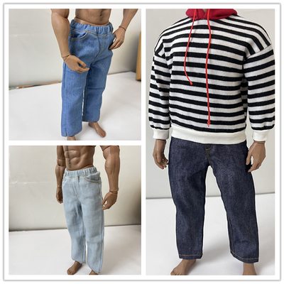 牛仔裤1/6宽松款兵人现货