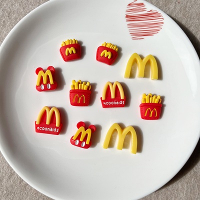 仿真薯条手工diy奶油胶配件