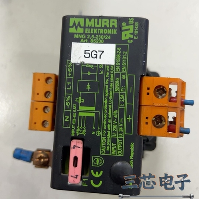 询价·mMURR穆尔 隔离电源/滤波电源 型号85200MNG 2议价-