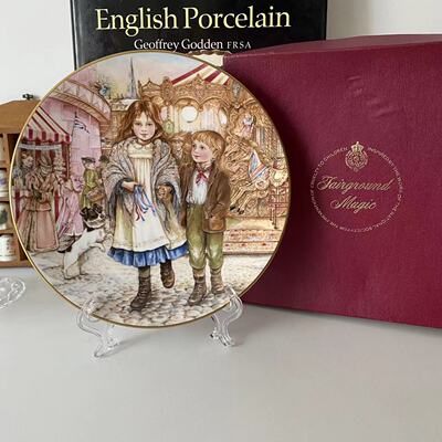 Royal Worcester 皇家伍斯特 1989年圣诞节收藏盘 生日礼品限量碟