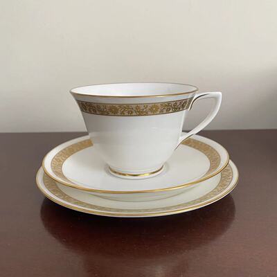 Royal Worcester 皇家伍斯特 1962年 黄金周年英国骨瓷咖啡杯茶杯