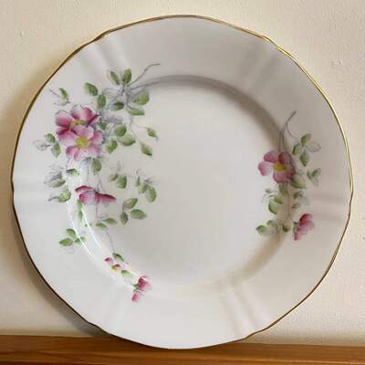 Royal Worcester 皇家伍斯特 1932年手绘甜品碟 英国收藏古董瓷盘