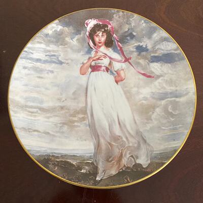 Crown Staffordshire 皇冠斯塔福德郡 Pinkie 收藏赏盘 人物瓷盘