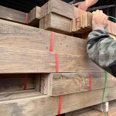 复古做旧风化实木地板可定制