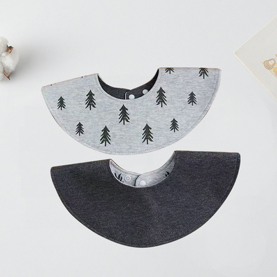 跨境婴儿防水口水巾纯棉围嘴新生儿卡通围兜高品质口水围宝宝用品