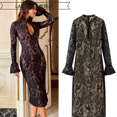 SexysatindeepV-neckpartydress