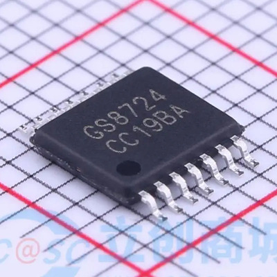 原装正品 GS8724-TR 贴片TSSOP-14 低噪声运放IC Gainsil(聚洵)