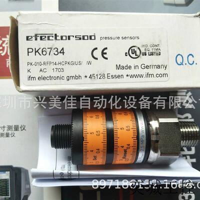 IFM 压力传感器PK6734全新原装正品
