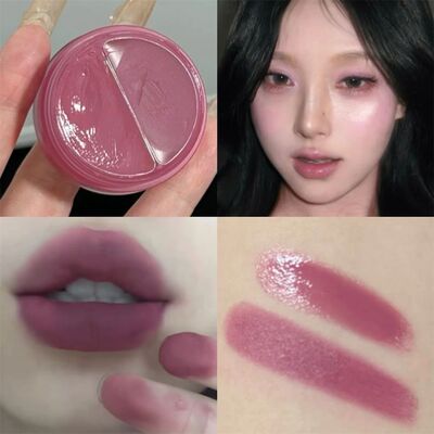 Multi-Use Dual Texture Lip Mud Volumizing Matte Lip Stain Lo