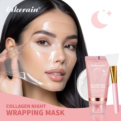 Collagen Wrapping Mask And Brush Set Rejuvenation Moisturize