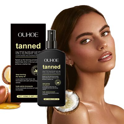Tanning Oil Tanned Intensifier Dry Spray Fast Dark Outdoor S