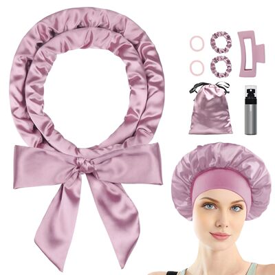 Satin Heatless Curling Set Heatless Curls Overnight Hair Cur