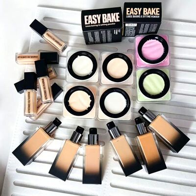 Fashion Brand Matcha Milk Cake Setting Makeup Powder Flawles