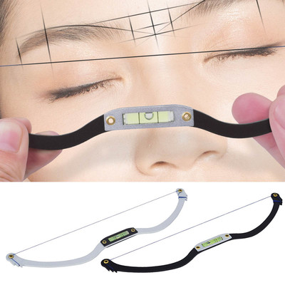 Metal Eyebrow Positioning Semi-Permannet Line Ruler Horizont