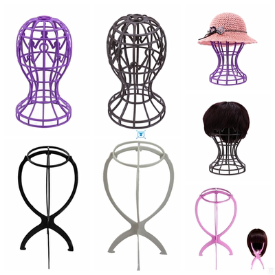 Plastic Wig Stands Hat Cap Holder Storage Rack Wigs Support