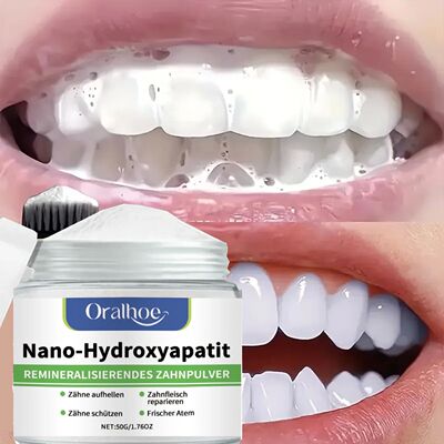 With Hydroxyapatite10%-Infused Winter Whitening Tooth Powder