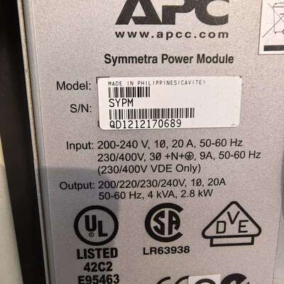 议价APC SYPM4KI功率模块 4KVA 2.8KW可维修