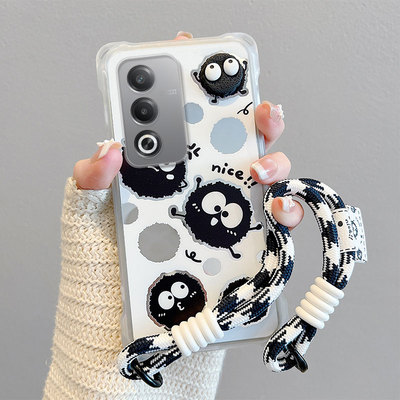 适用OPPOA3i手机壳卡通潮少女A3活力版搞怪A34G创意斜跨绳A3x4G国际版立体创意可爱日韩保护壳