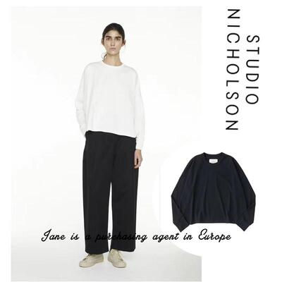 国现 英国直邮 Studio Nicholson 22早秋经典圆领长袖休闲百搭T恤